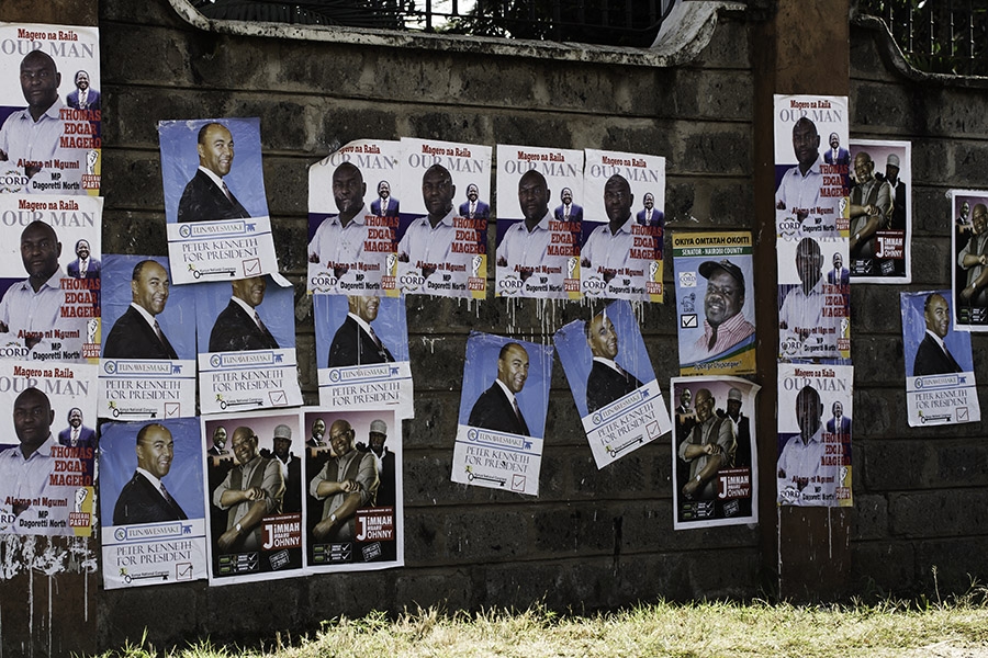 Nairobi - 2013 election posters - Images (Photos) by Bibi Eng